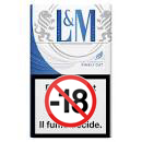 Cigarettes paquets :: L&M Fine Cut Silver Blue Box